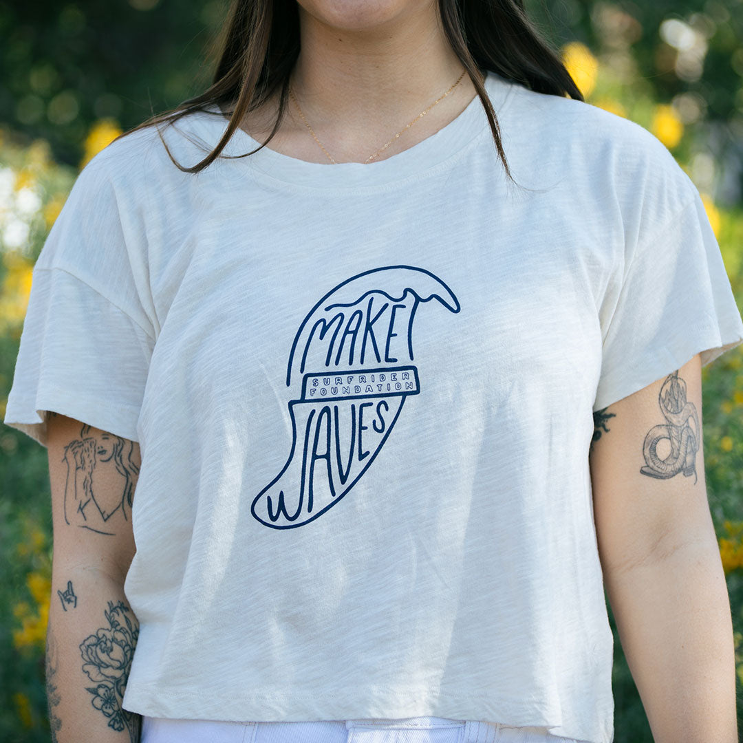 Womens Make Waves Tee – The Surfrider Foundation