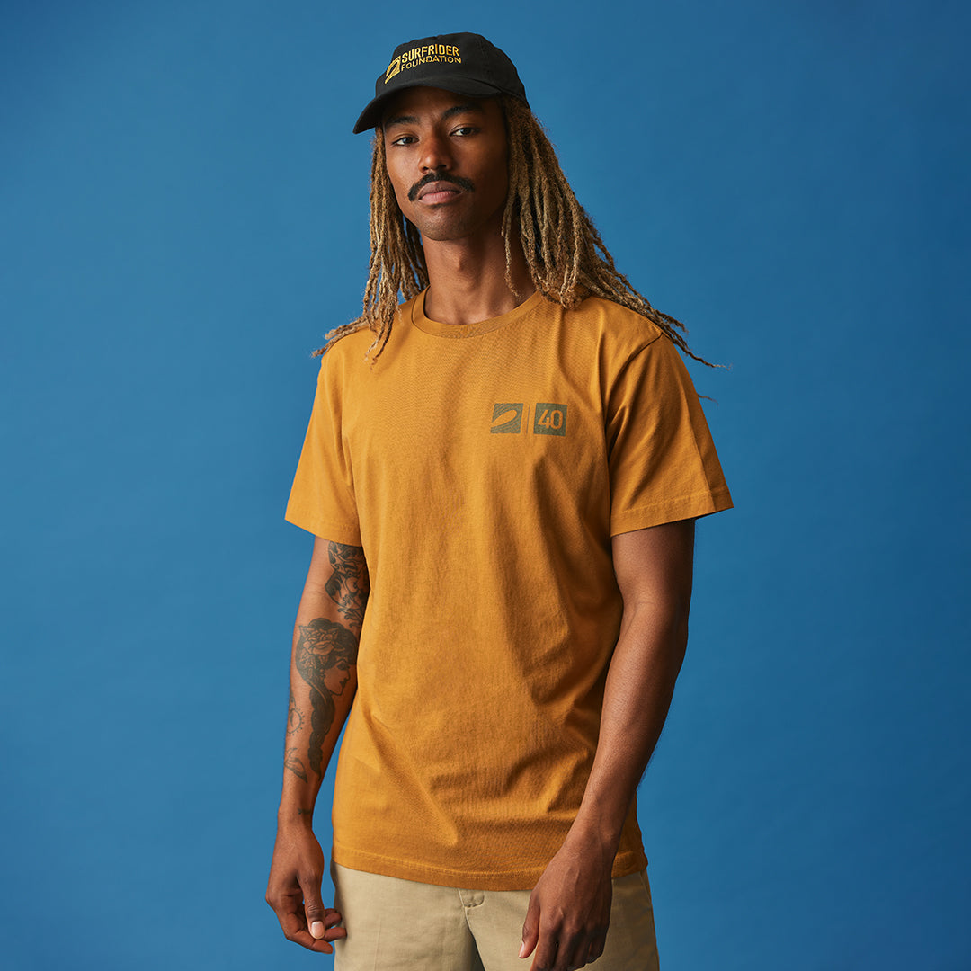 Anniversary Gold Tee – The Surfrider Foundation